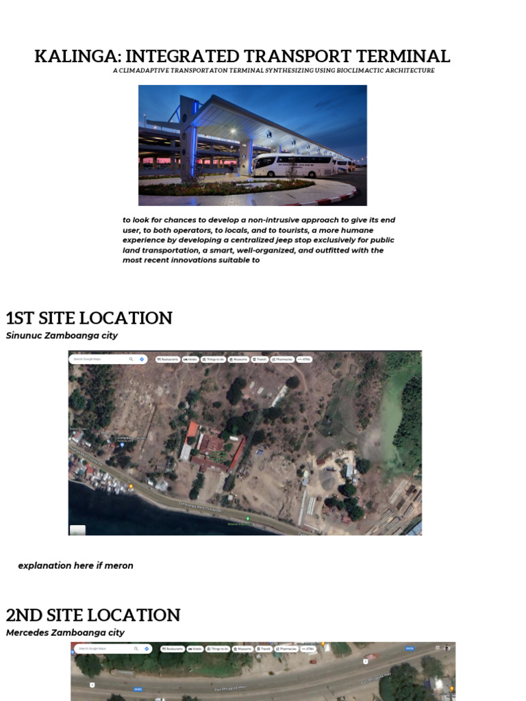 Kalinga Integrated Transport Terminal | PDF