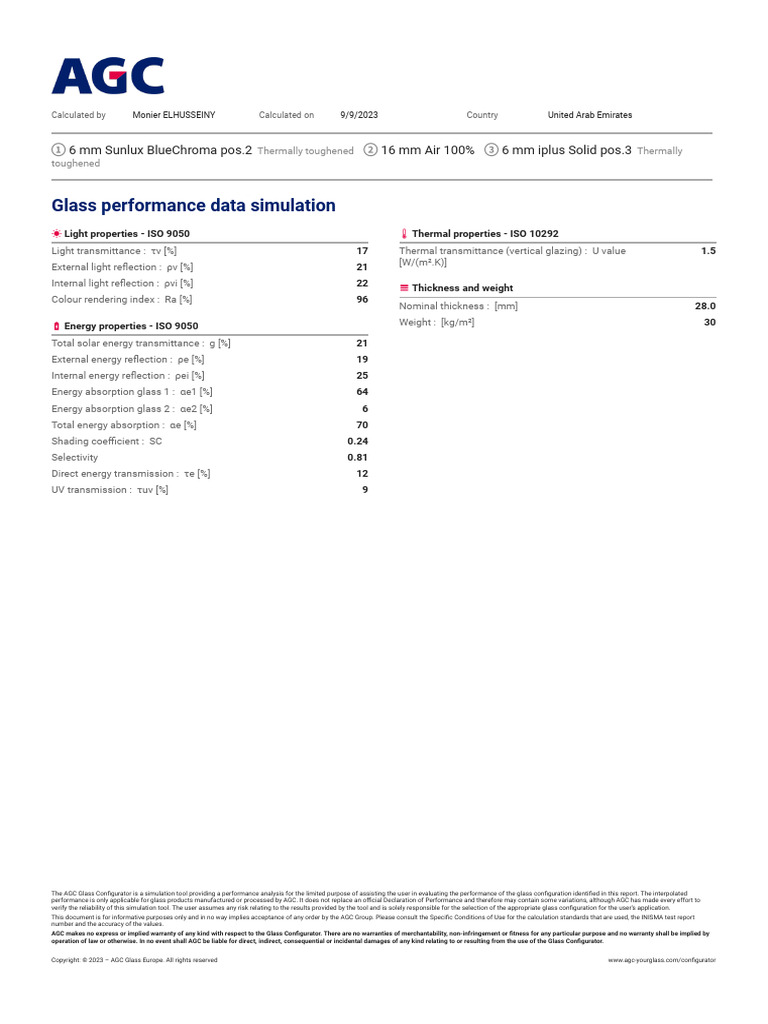 Glass Configurator Datasheet 2023 09 09 | PDF | Technology & Engineering