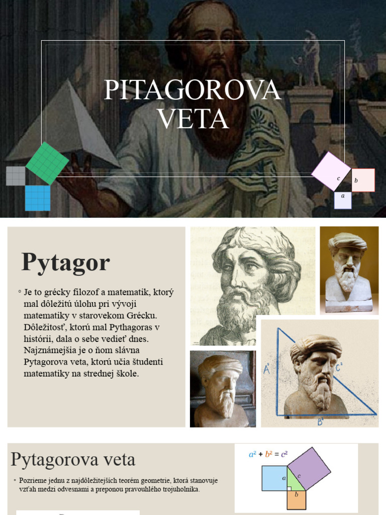 Presentation Pythagoras | PDF