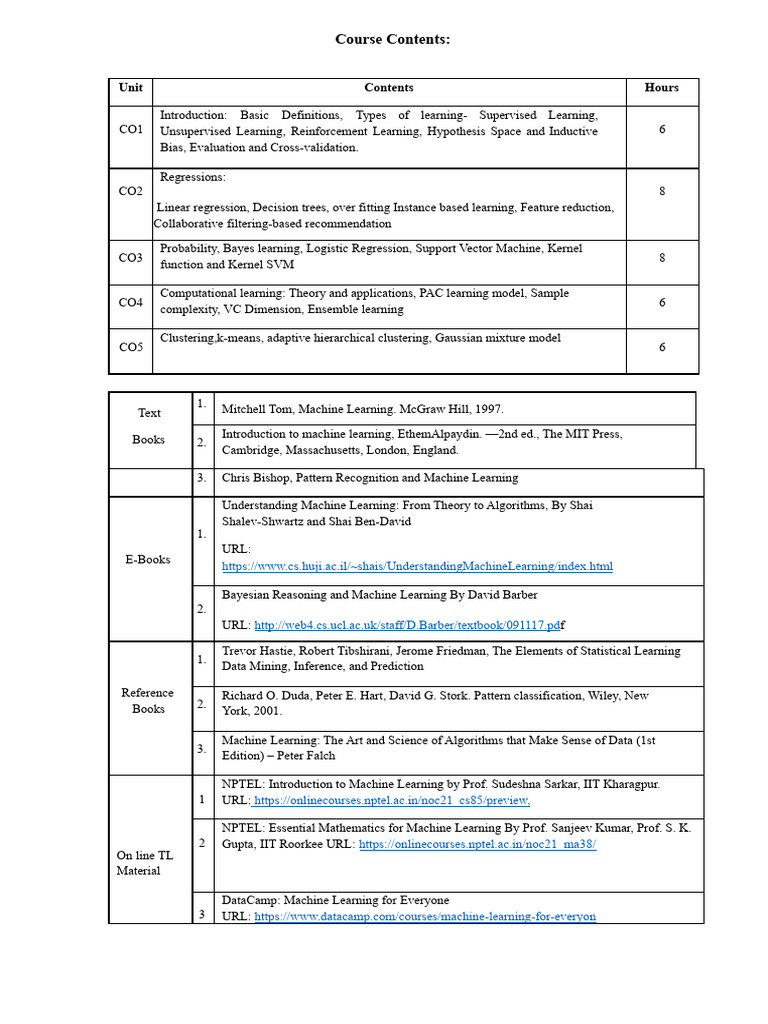 Machine Learning | PDF | Machine Learning | Statistical Classification