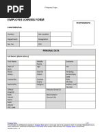 On Duty Form for Employee Approval | PDF