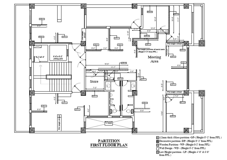 First Floor Layout | PDF | Building Engineering