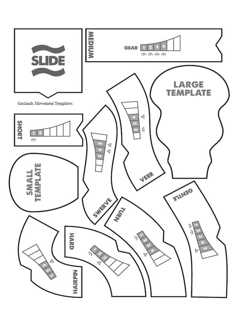 Gaslands Tokens and Templates | PDF