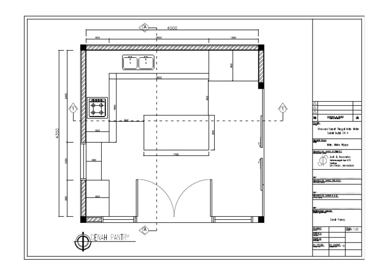 CN 4 Denah Pantry Alternatif 3 | PDF