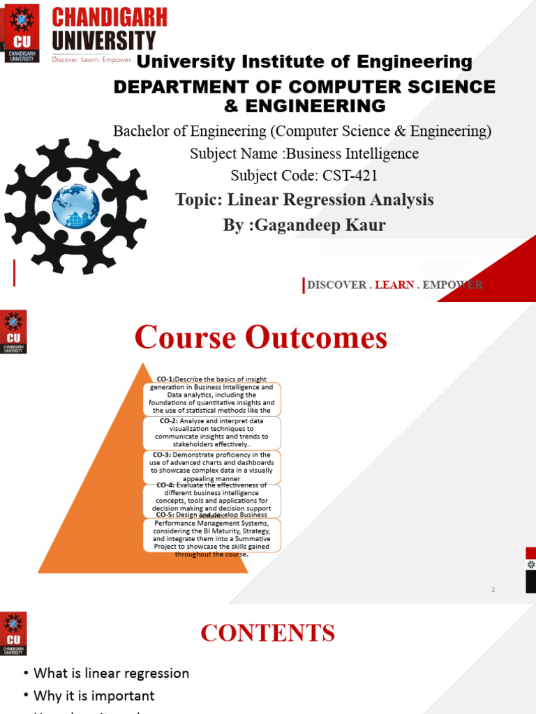 P-1.3.1 Linear Regression Analysis | PDF | Regression Analysis | Dependent And Independent Variables