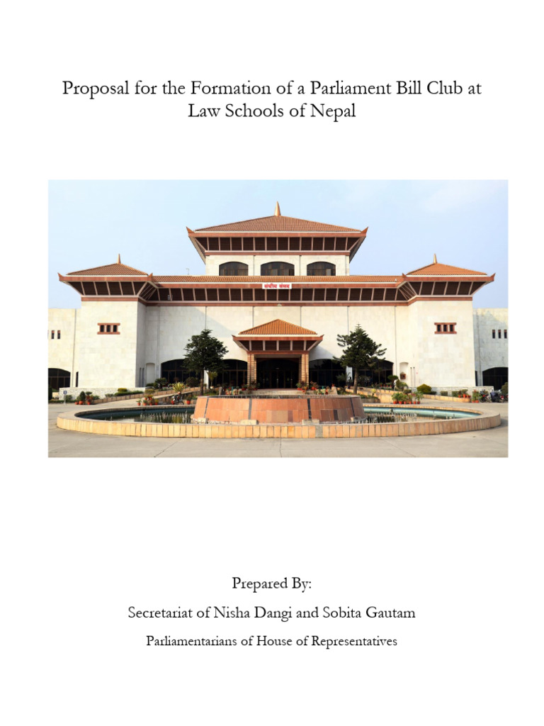 Parliament Bill Club Proposal for Law Schools | PDF | Bill (Law ...