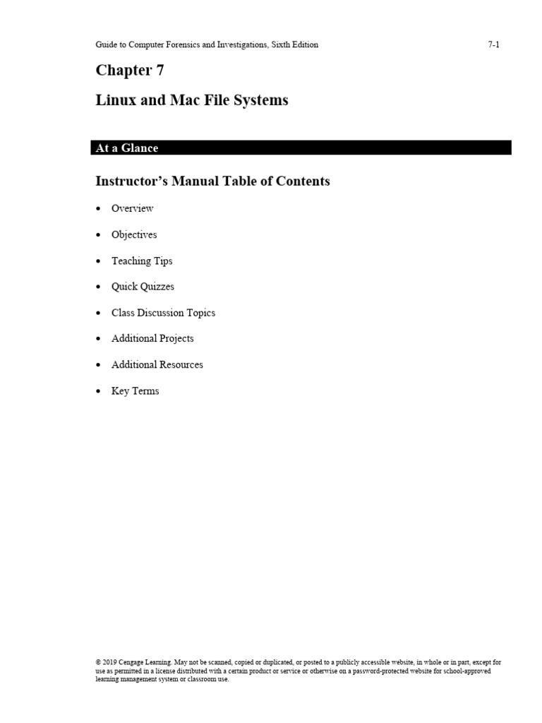 Gcfi6e Im Ch07 | PDF | File System | Computer File