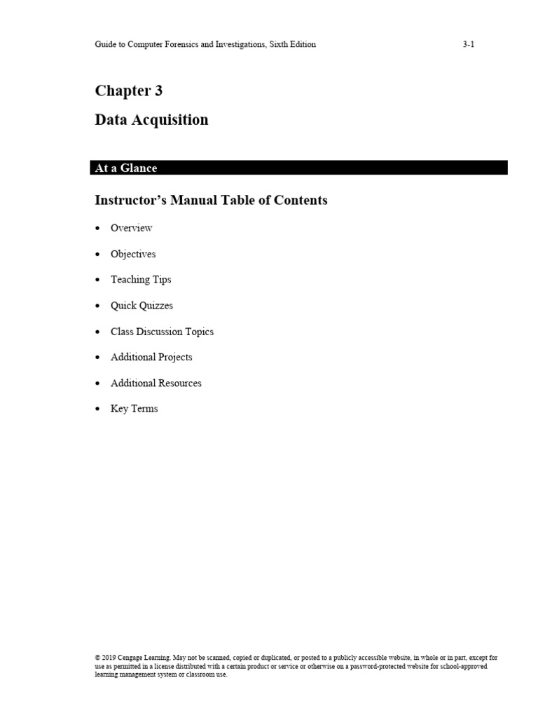Gcfi6e Im Ch03 | PDF | Computer Forensics | Computer File