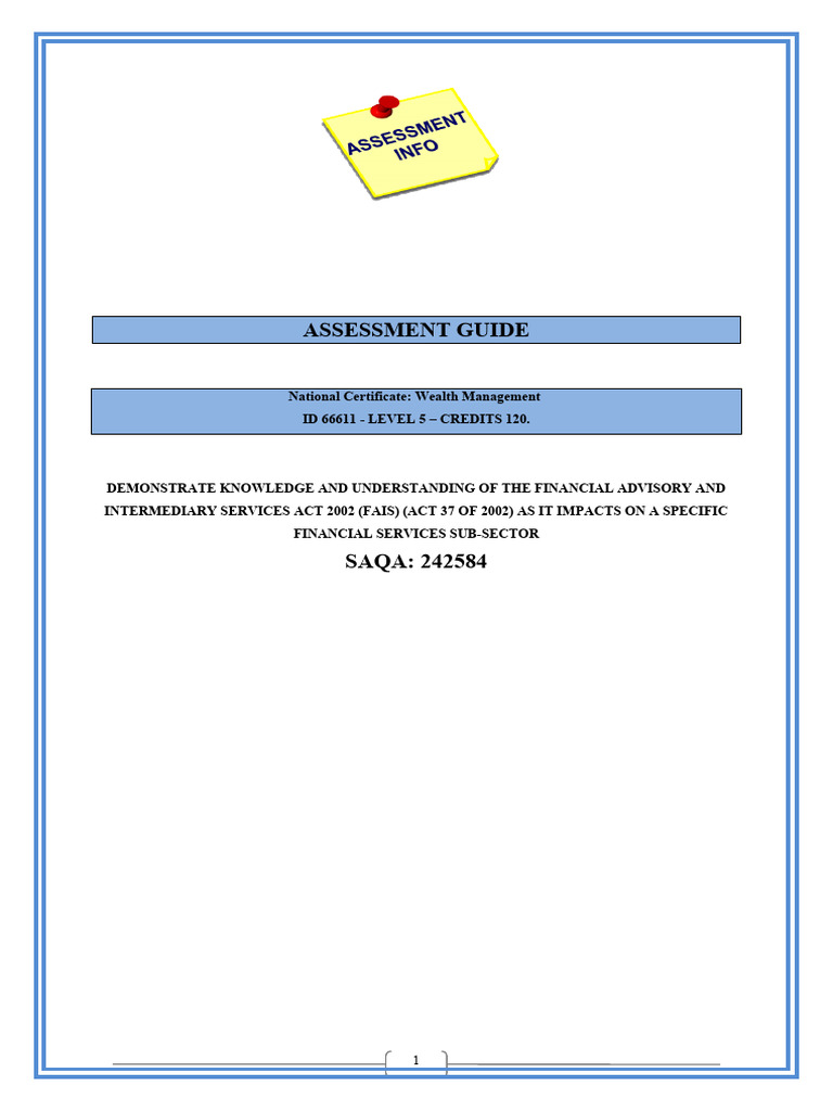 Assessment Guide | PDF