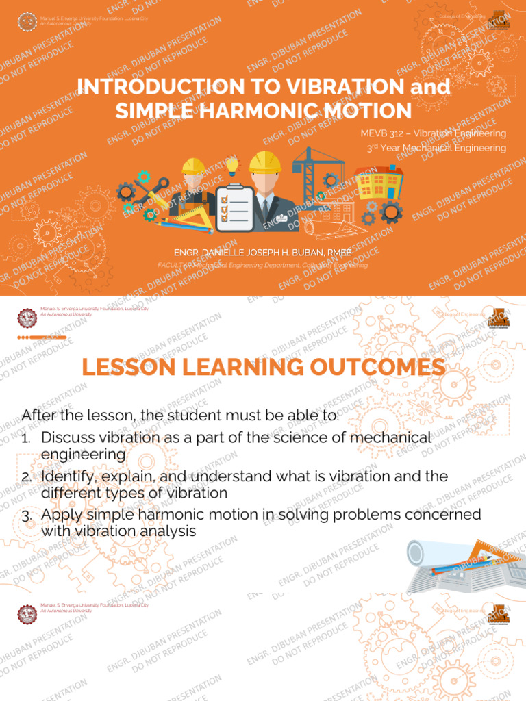 Vibration & Harmonic Motion Guide | PDF | Oscillation | Mechanics