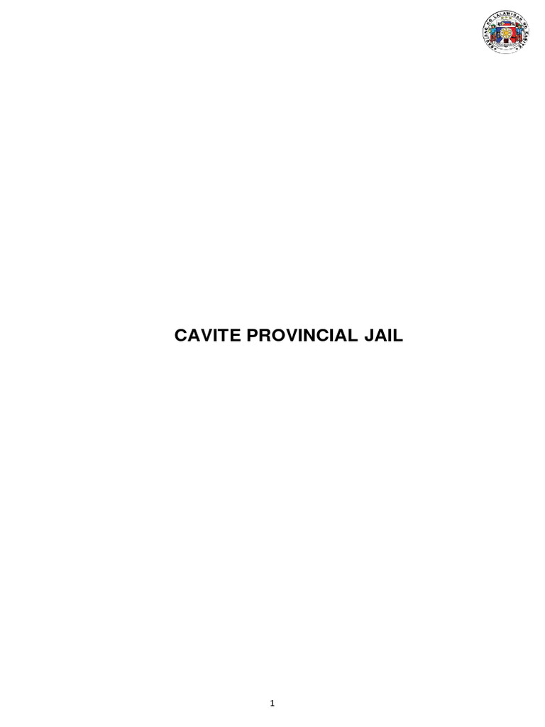 Cavite Jail Procedures | PDF | Prison | Detention (Imprisonment)