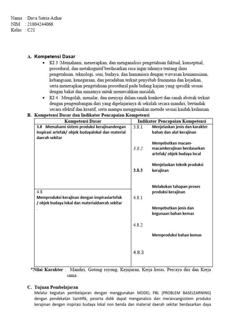 tugas eval pkwu dava | PDF