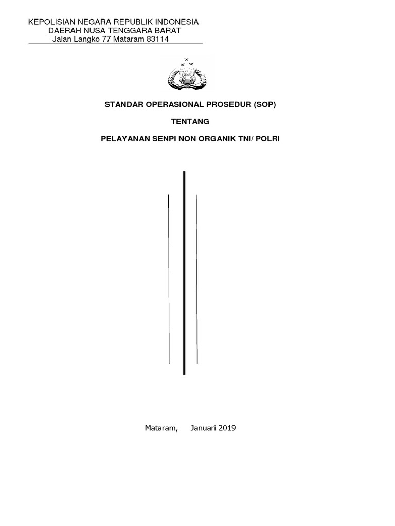 SOP Penggunaan Senpi TNI/Polri | PDF