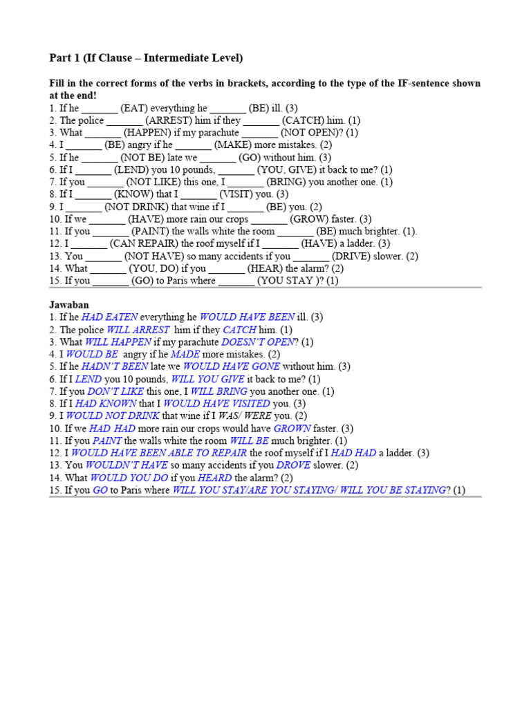 Soal Grammar Lisan Kelas 5 SMT 1 - 1 | PDF