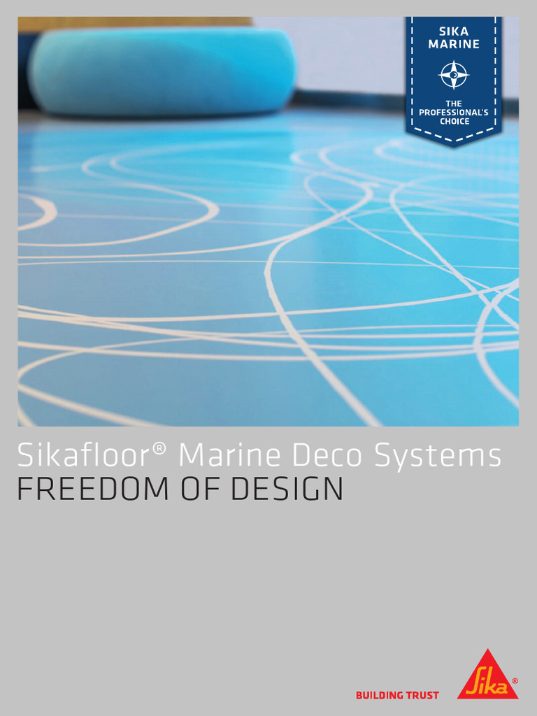 Brochure - Sikafloor Marine Deco Systems Freedom of Design | PDF