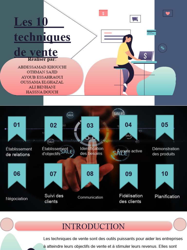 Les 10 Techniques de Vente | PDF | Sodles | Business