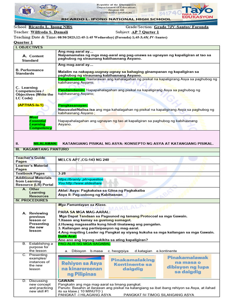 Ap7 DLP 2022-2023 | PDF