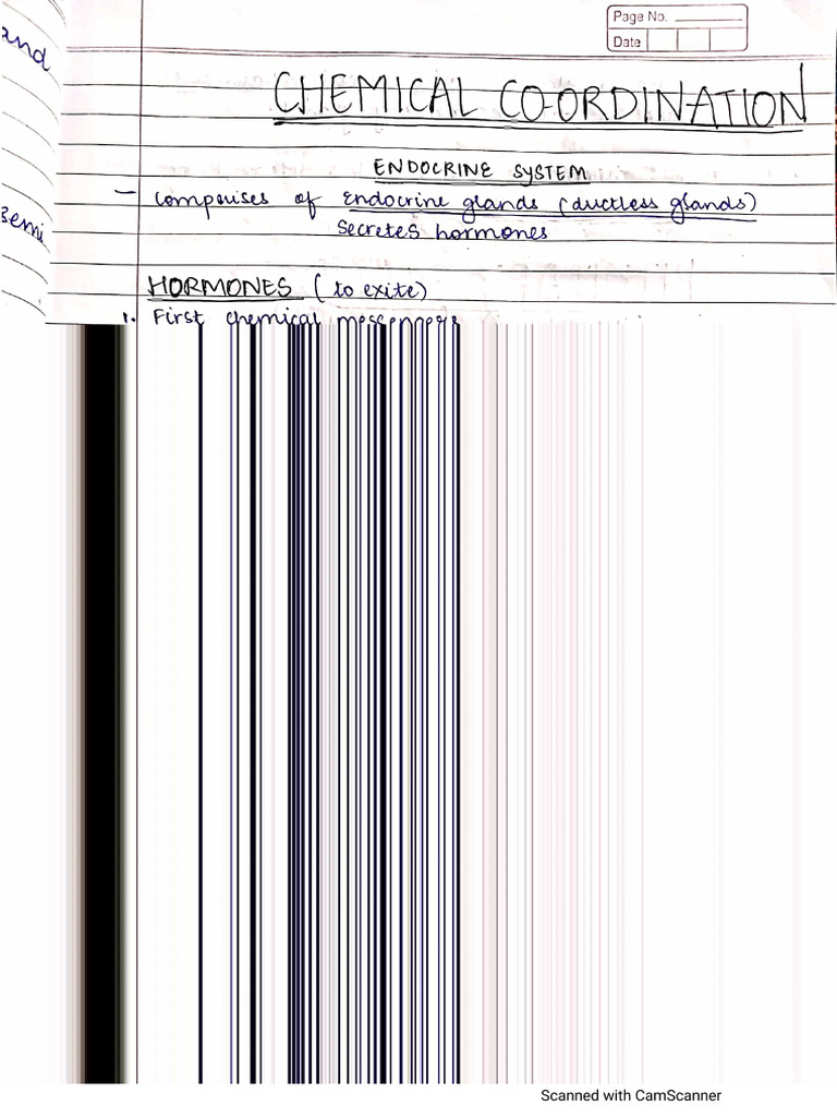 Topper_Notes_of_Chemical_Coordination_&_Integration_Topper_Notes | PDF