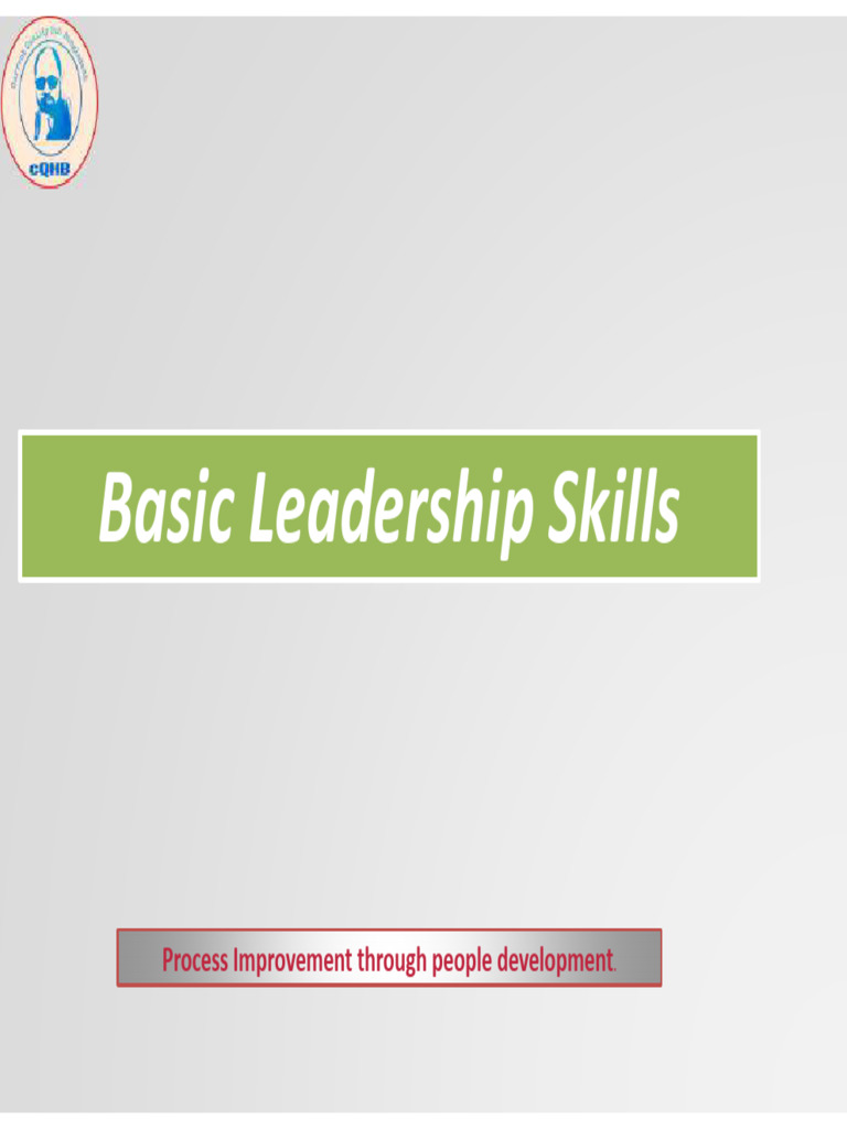 Basic Leadership Skills Training 1686966638 | PDF | Leadership ...