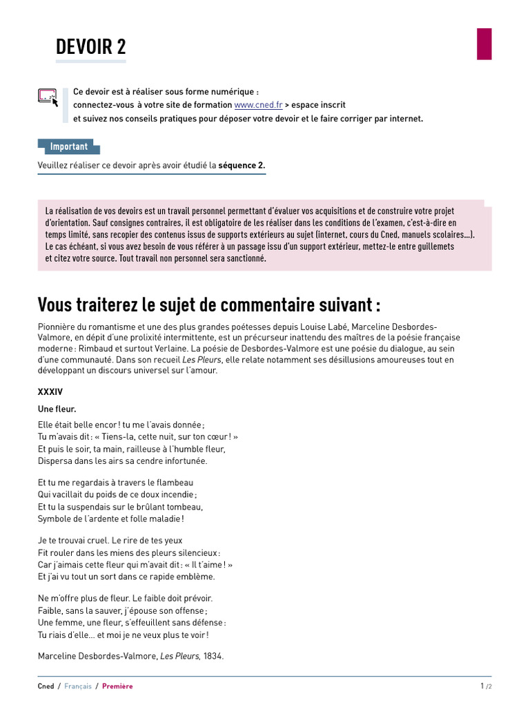 7FR16TE0223 Devoir2 | PDF