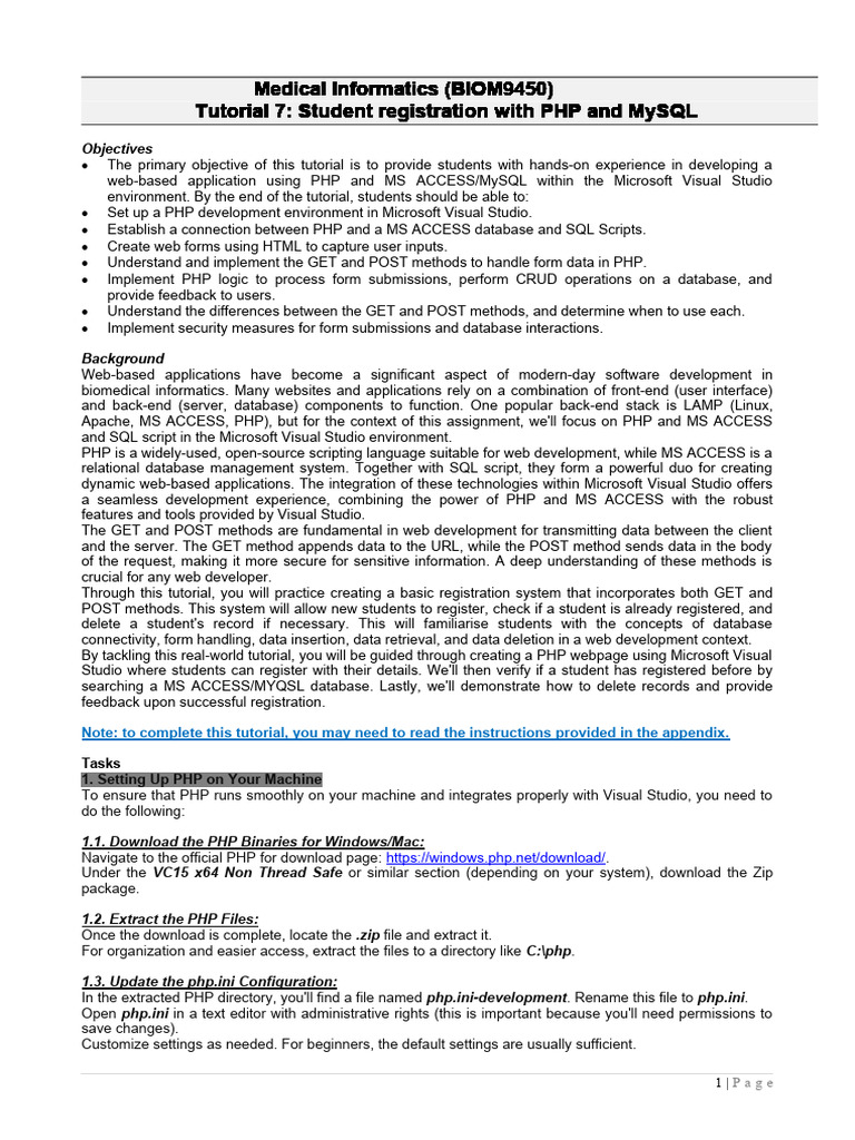 BIOM9450_TUT7_PHP_W7_new | PDF