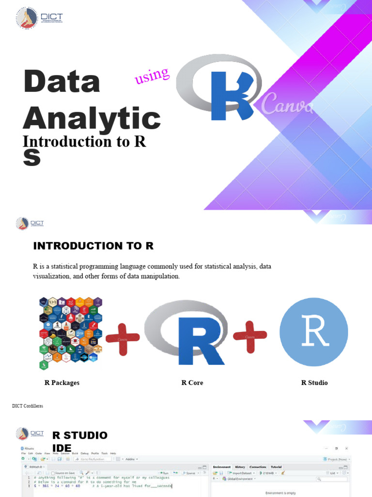 Data Analytics Using R Intro To R Pdf Variable Computer Science Computer Programming 2047