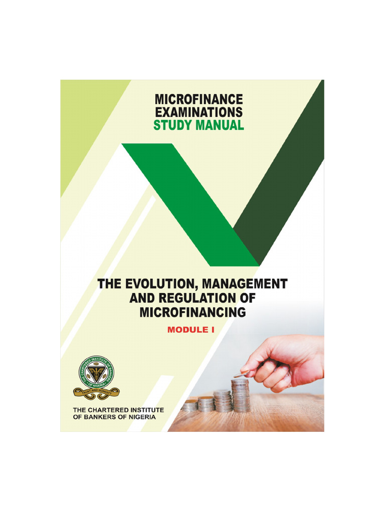 Evolution MGR & Regulation of Microfinancing (Module I) | PDF