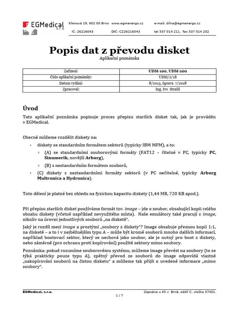 Appnote Prevod Disket | PDF