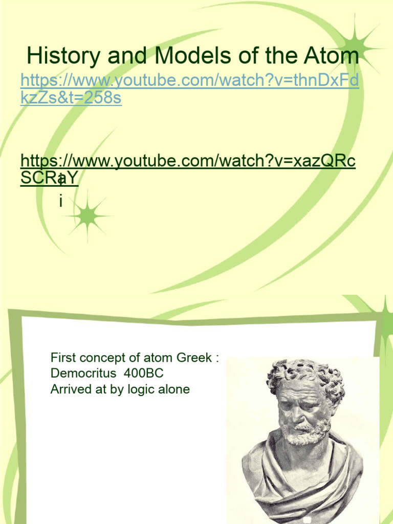 4 - Atom History | PDF