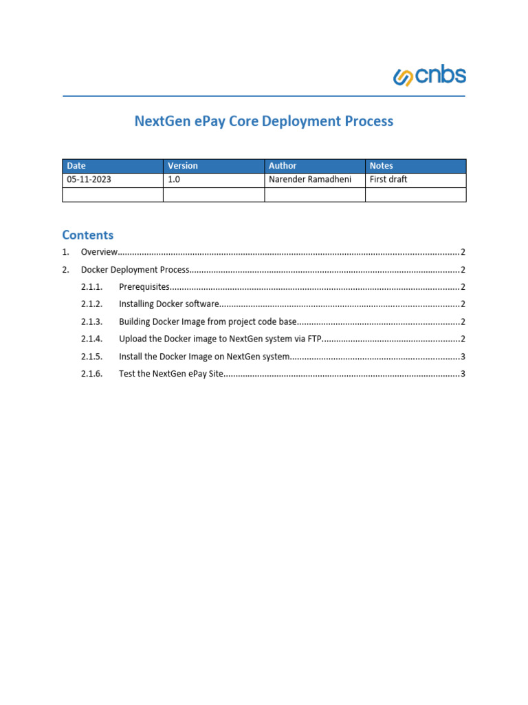 Deployment Doc Docker Pdf 