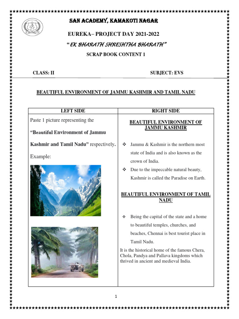 Class 2-EVS Scrapbook | PDF