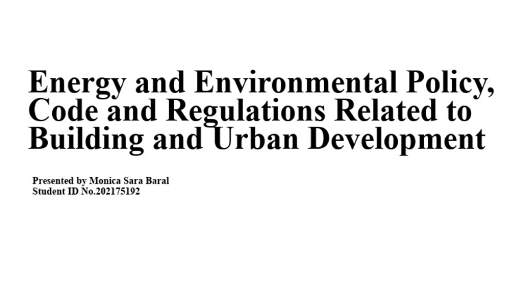 Building Code Presentation | PDF