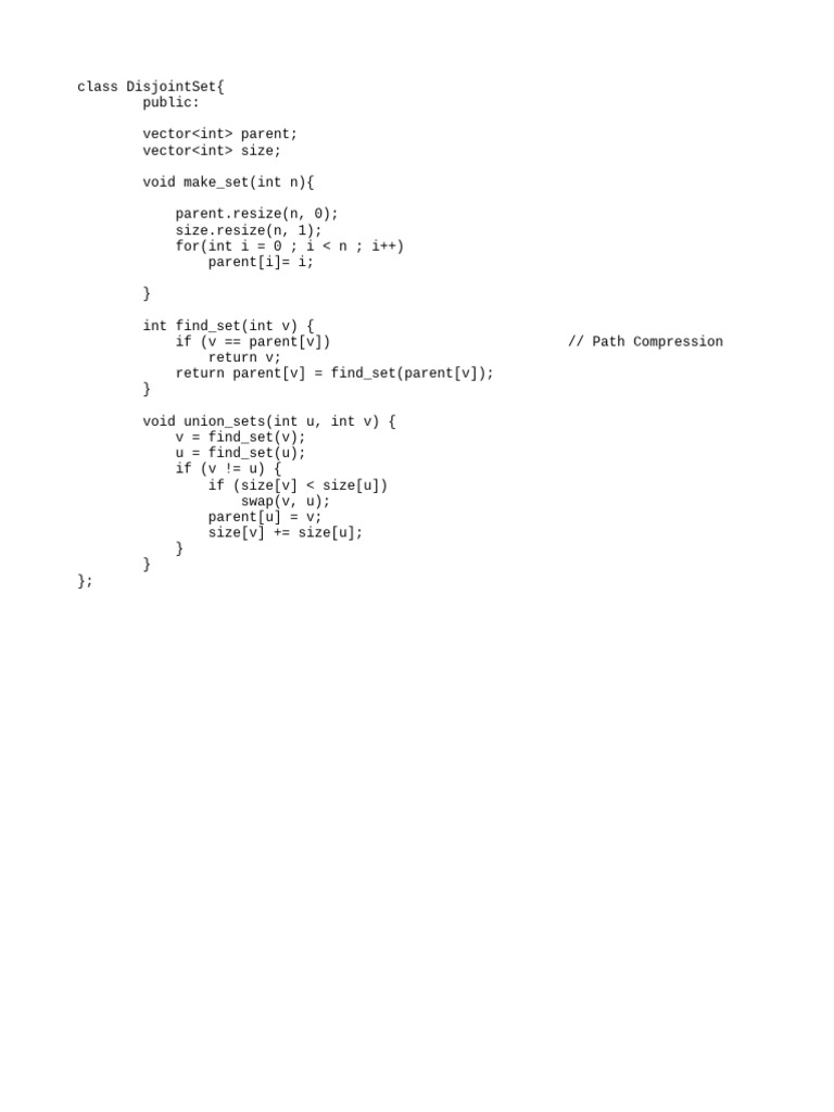 Disjoint Set | PDF | Teaching Methods & Materials