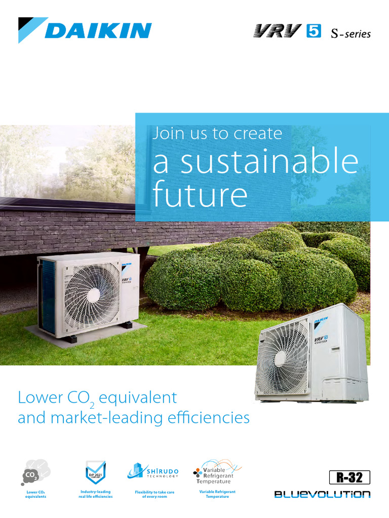 210 - VRV 5 S-series product flyer | PDF | Air Conditioning | Heat Pump