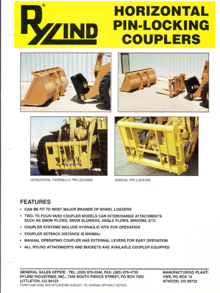 RyLind CouplersHitches | PDF