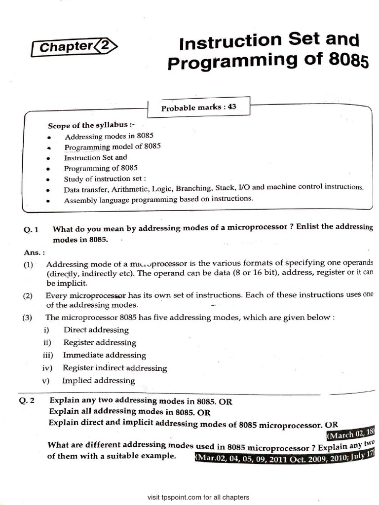 Instruction Set 1 Compressed 2 1 | PDF | Computer Memory | Computer Data