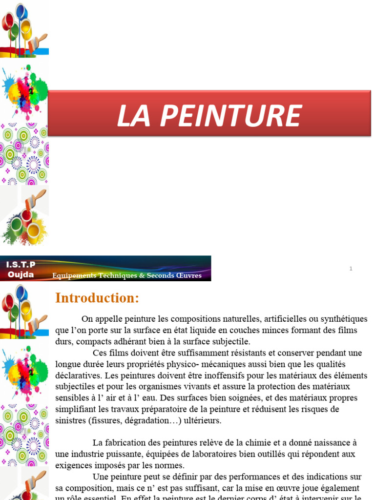 Peinture 2017-2018 | PDF | Peinture | Métaux
