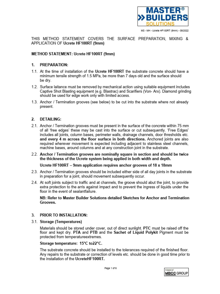 MST Ucrete | Download Free PDF | Concrete | Materials