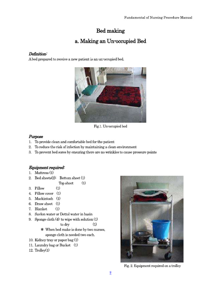 Bed Making | PDF