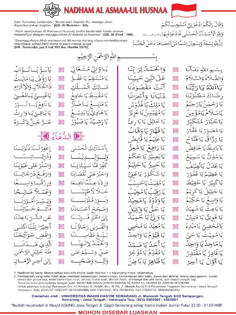 asmaul husna doc | PDF
