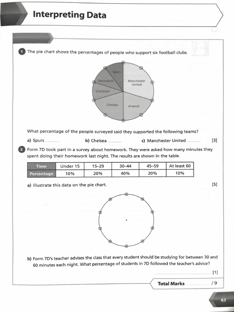 Y7 Revision 15 Interpreting Data | PDF