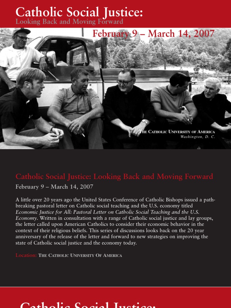 Catholic Social Justice | PDF | Social Justice | Catholic Church