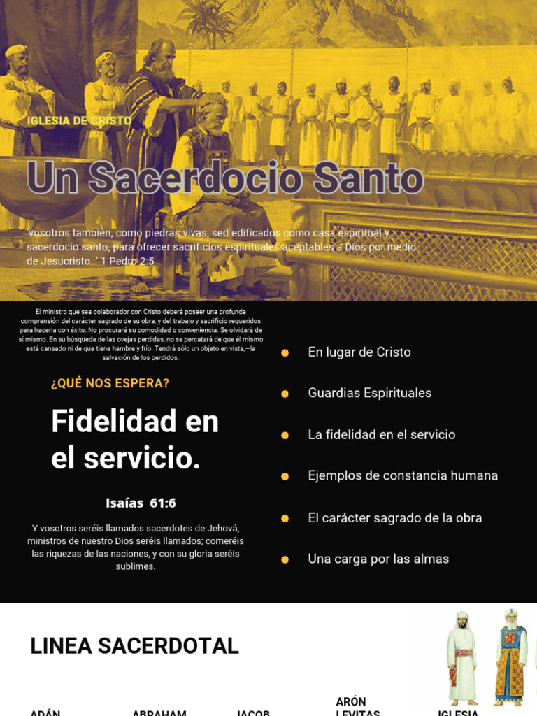 Sacerdocio de Dios | PDF | Sacerdote | Jesús