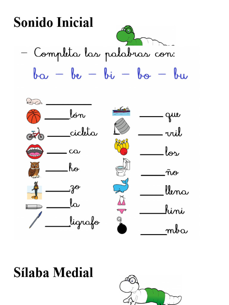 Tareas Letra B | PDF
