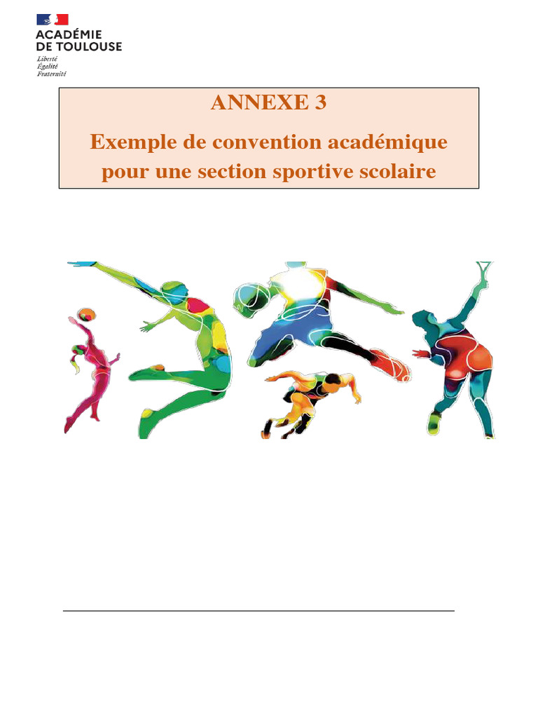 Convention pour section sportive scolaire | PDF | Des sports ...