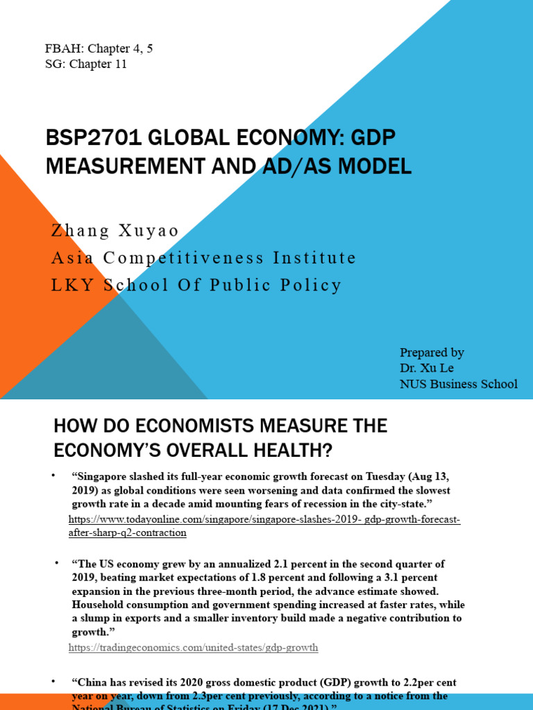 Week 1 GDP Measurement and ADAS Model | PDF