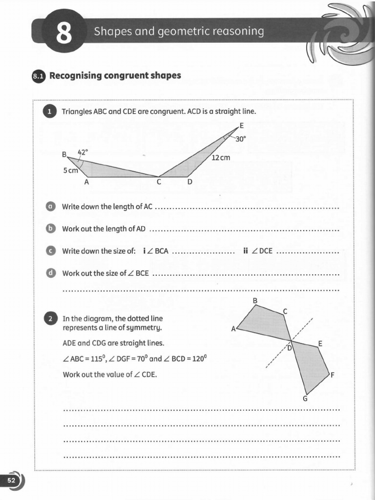 8 - Shapes and Geometric Reasoning | PDF