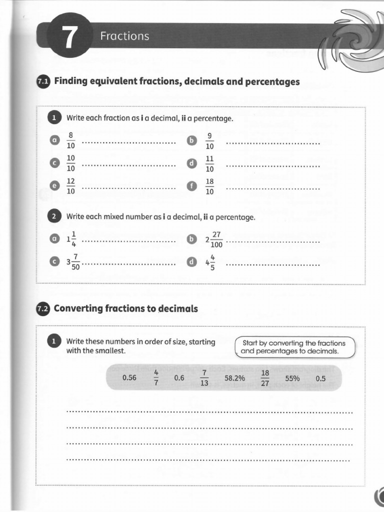 7 Fractions | PDF