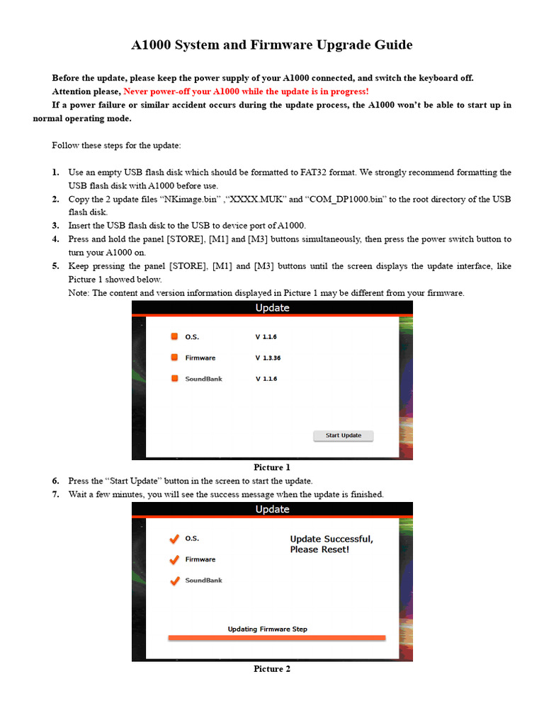 A1000 System and Firmware Upgrade Guide | PDF
