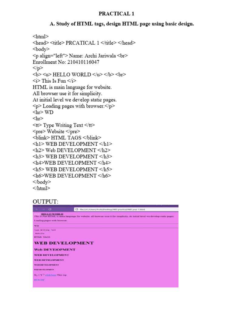 Archi WD File | PDF | Html | Html Element